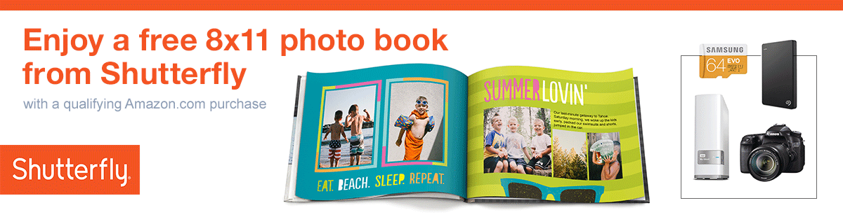 Promo Code For Free 8X11 Hardcover Photo Book From Shutterfly Amazon Always Promo Off